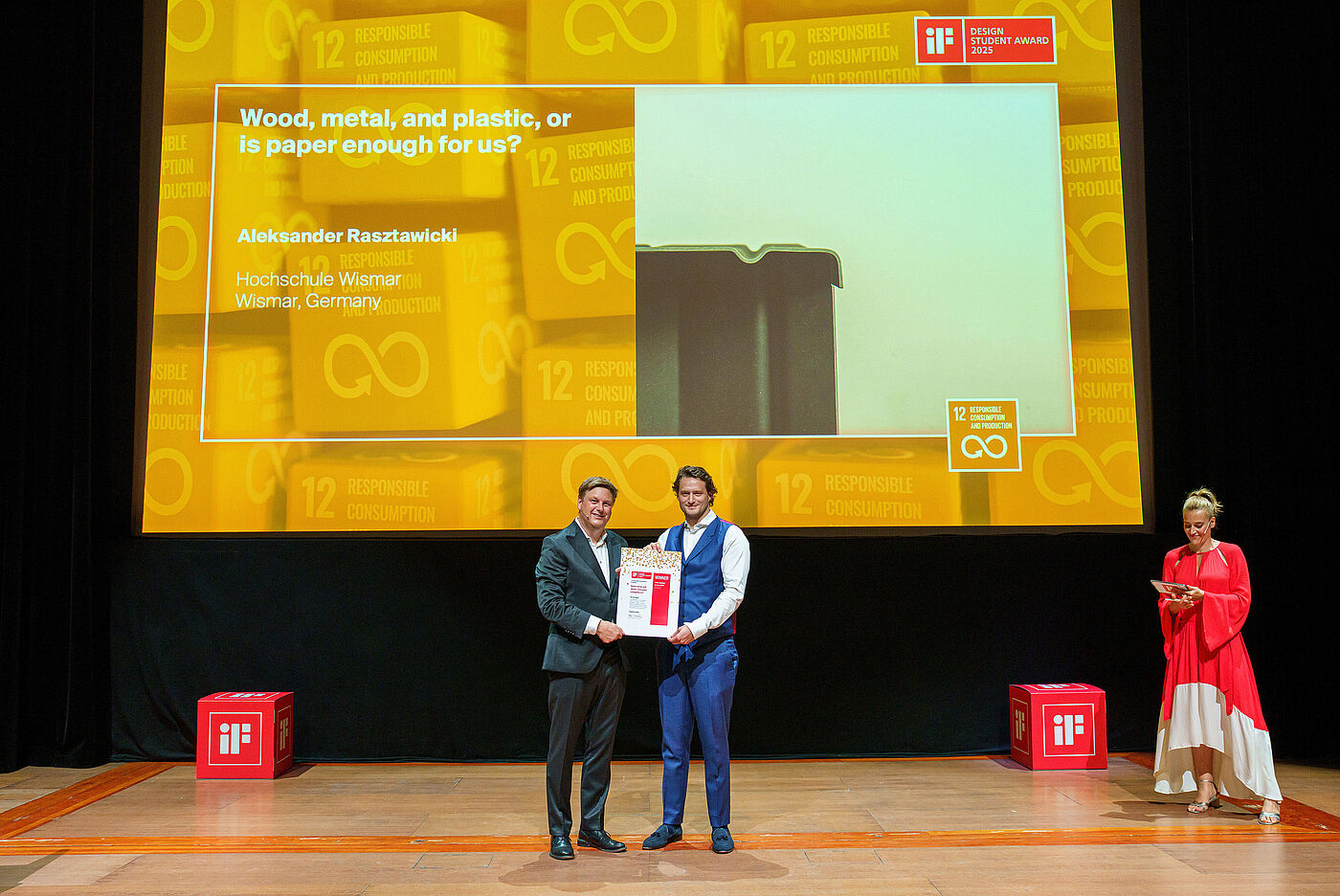 iF Student Design Award for paper furniture - Hochschule Wismar ...